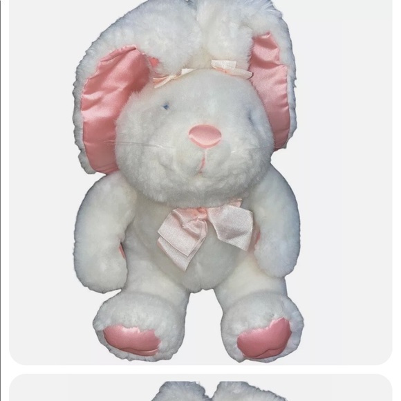 Target | Toys | Target White Plush 8bunny Rabbit With Pink Satin Ears ...